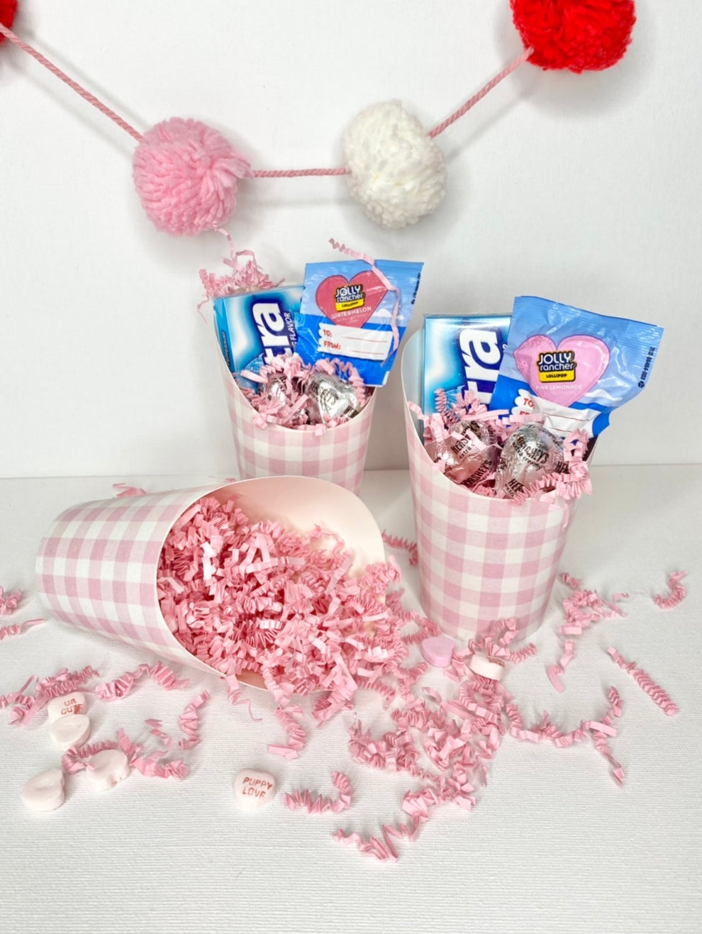 Pink Gingham Charcuterie Cups 10ct - Emily Marie Design Co ...